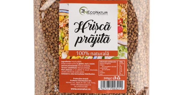 Hrisca prajita 500g EcoNatur